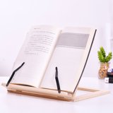 HOMEMAXS Adjustable Wooden Book Rack Reading Book Holder Kitchen Recipe ...