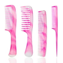 FHALLYNN 4 Pcs Pink Hair Combs for Women,Hair Combs for Styling .Wide ...