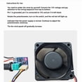 1Pcs Computer Case Fan Speed Controller PWM Speed Controller 12V Single ...