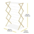 Whitmor Folding Wood Drying Rack - Natural Adult Use - Walmart.com