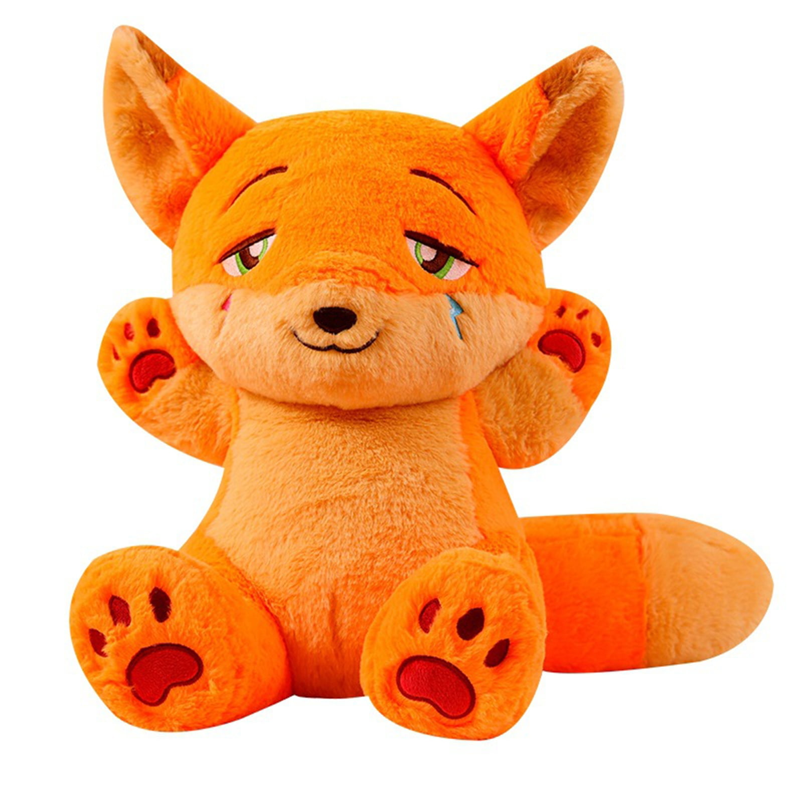 Kripyery Kids Fox Plush Toy, PP Cotton Cartoon Fox Stuffed Animal Toy ...