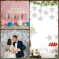 60Pcs Paper Glitter Star Wall Decoration Birthday Party Decoration ...
