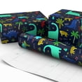 ( 4 Pack ) Hallmark Kids Wrapping Paper Roll (Colorful Dinosaurs) 20 sq ...