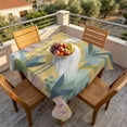 Animal White Heron Table Cloth 54x54in, Waterproof Square Tablecloth ...