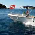 GOGHOST Dive Flag with Golden Grommets 20 in. x 24 in. US Legal Size ...