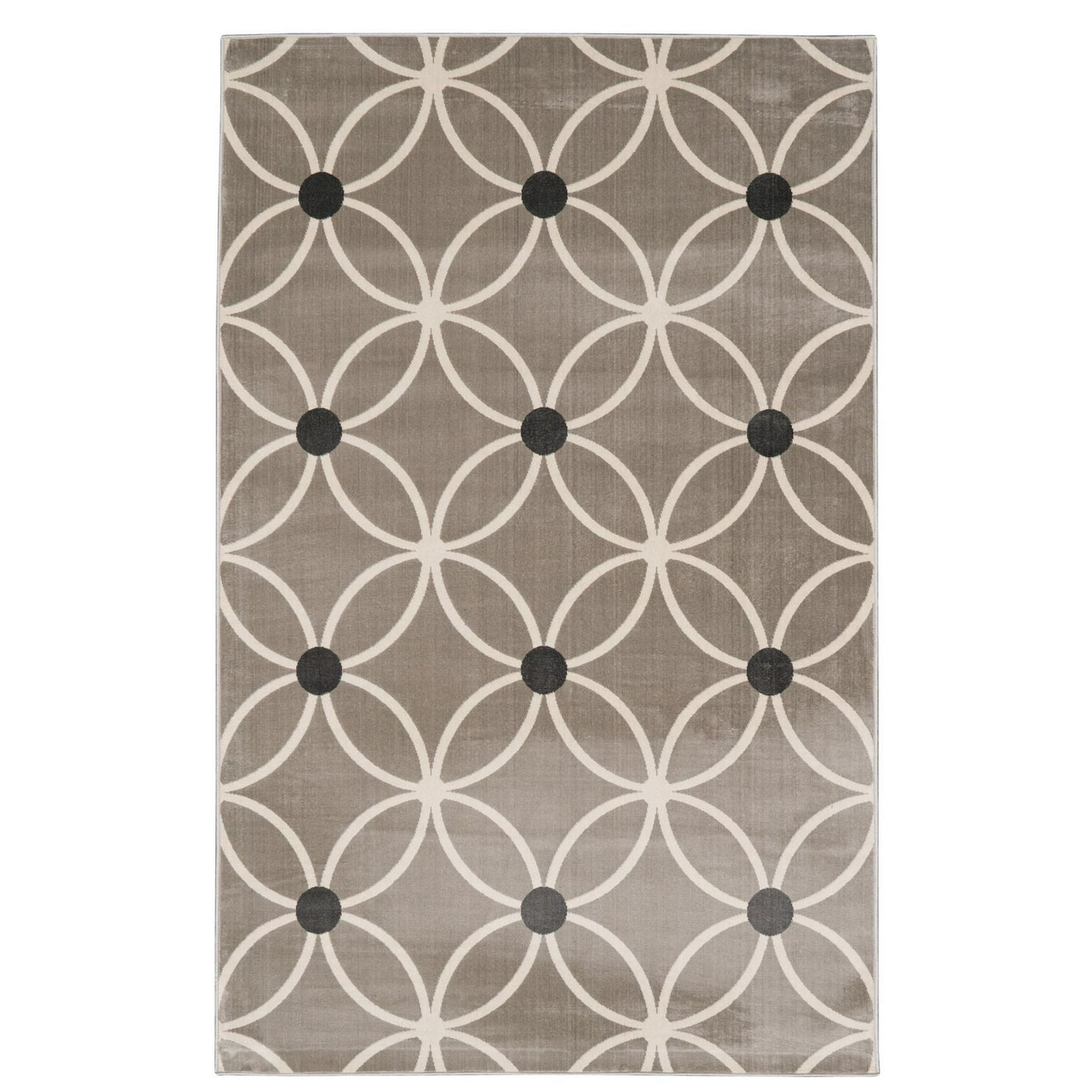 Click here for Linon Vintage Tangram Grey & Ivory 8 X 10 Area Rug... prices