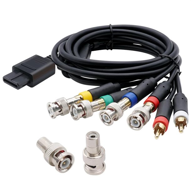 Cable RGB/RGBS para consolas de video N64 SFC SNES, cable compuesto con ...
