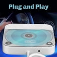 Mini Car CD Player External USB/AUX Connection Lossless 3.5 Audio Line ...