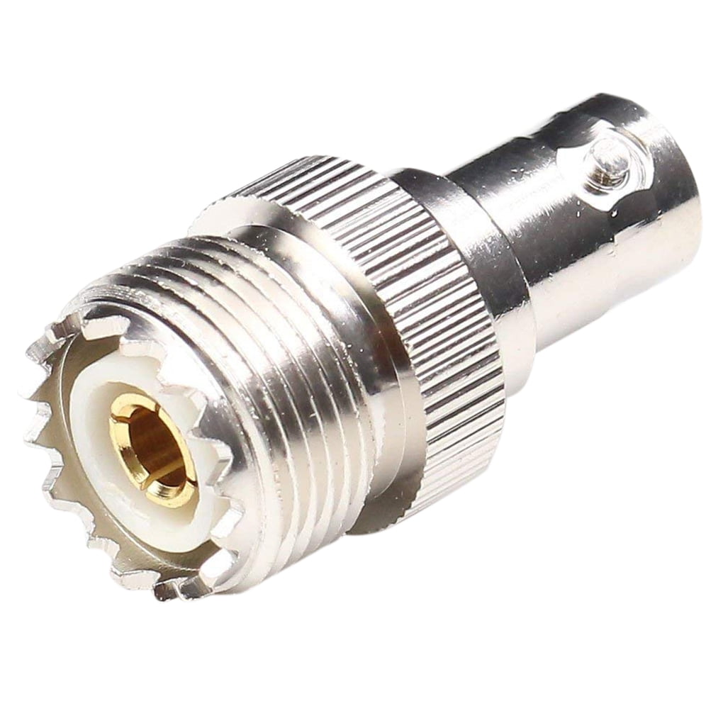 fashionhome 1/2/4/5pcs UHF Female to BNC Female Adapter RF Coax Coaxial ...