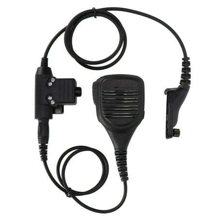 Shoulder Microphone,7.1mm Shoulder Microphone Handheld PTT Hand ...