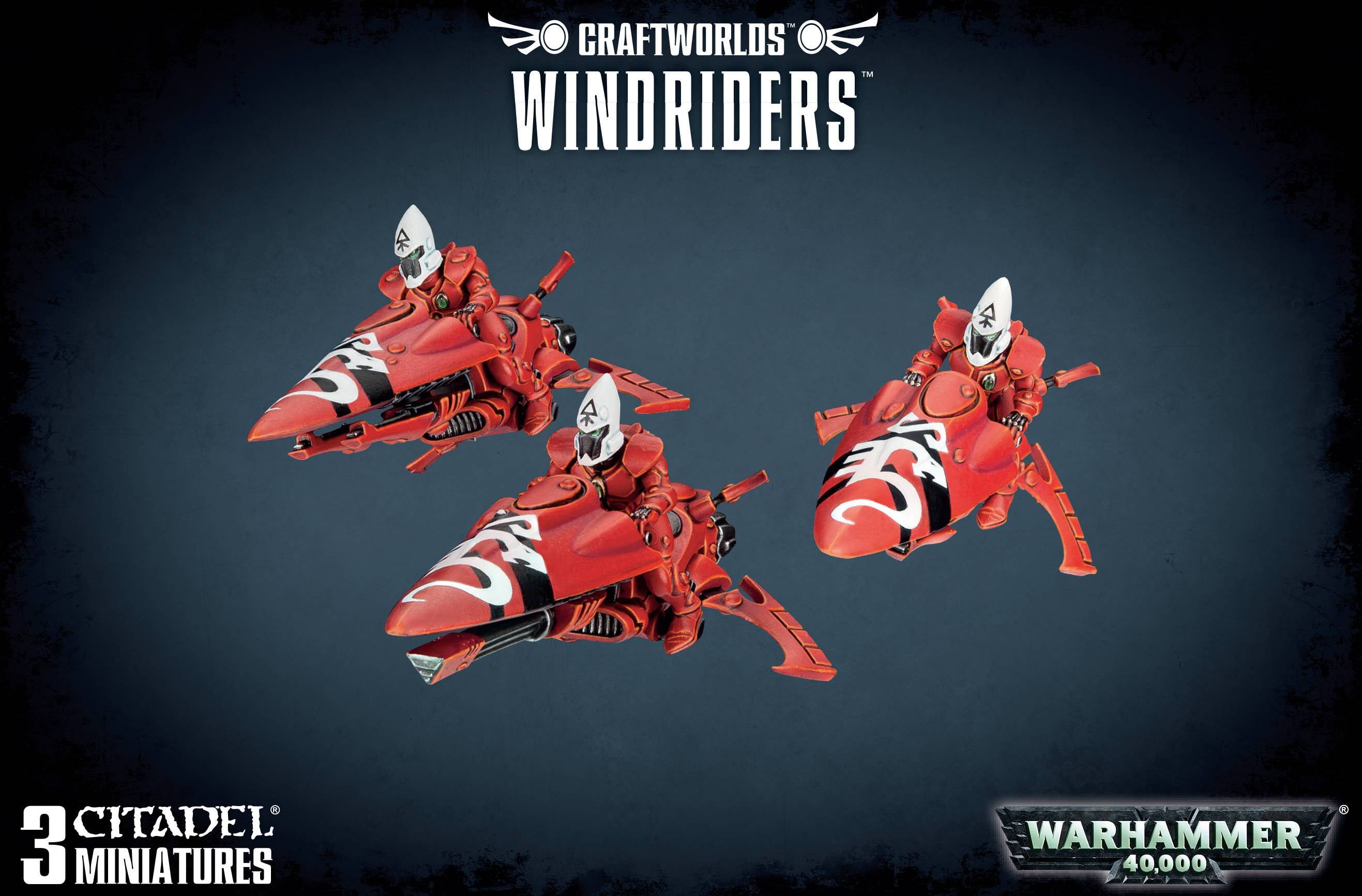 Warhammer 40k Model Miniatures - Eldar Windriders - Walmart.com
