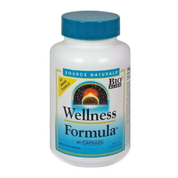Source Naturals Wellness Formula Capsules, 60 Ct - Walmart.com - Walmart.com