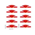 10 Pack Paper Graduation Hats with Elastic Bands Adjustable Graduation ...