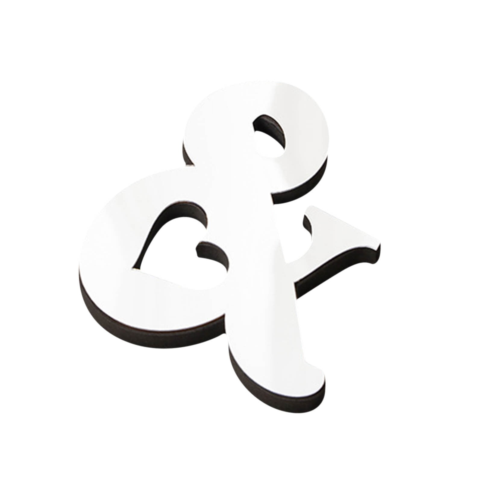 Wovilon Family Wall Decor Letter Signs,3D Acrylic Decorative Mirror ...