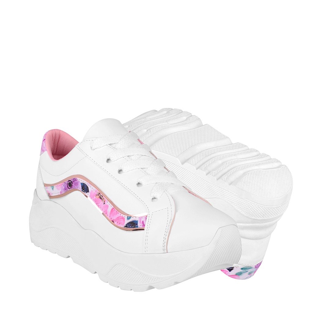 TENIS CASUALES DAMA LUCA MAZZI 1102 SIMIPIEL BLANCO LUCA MAZZI 1102 ...