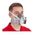 3M 5201 Half-Face Respirator - Medium Organic Vapor, - Walmart Business ...