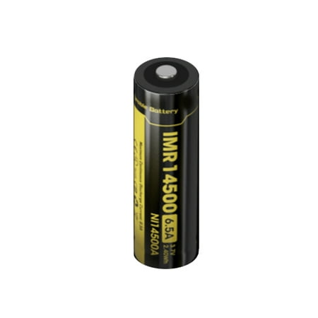 Nitecore NL14500A 650mAh 14500 Li-Ion Rechargeable IMR Battery 3.7V ...