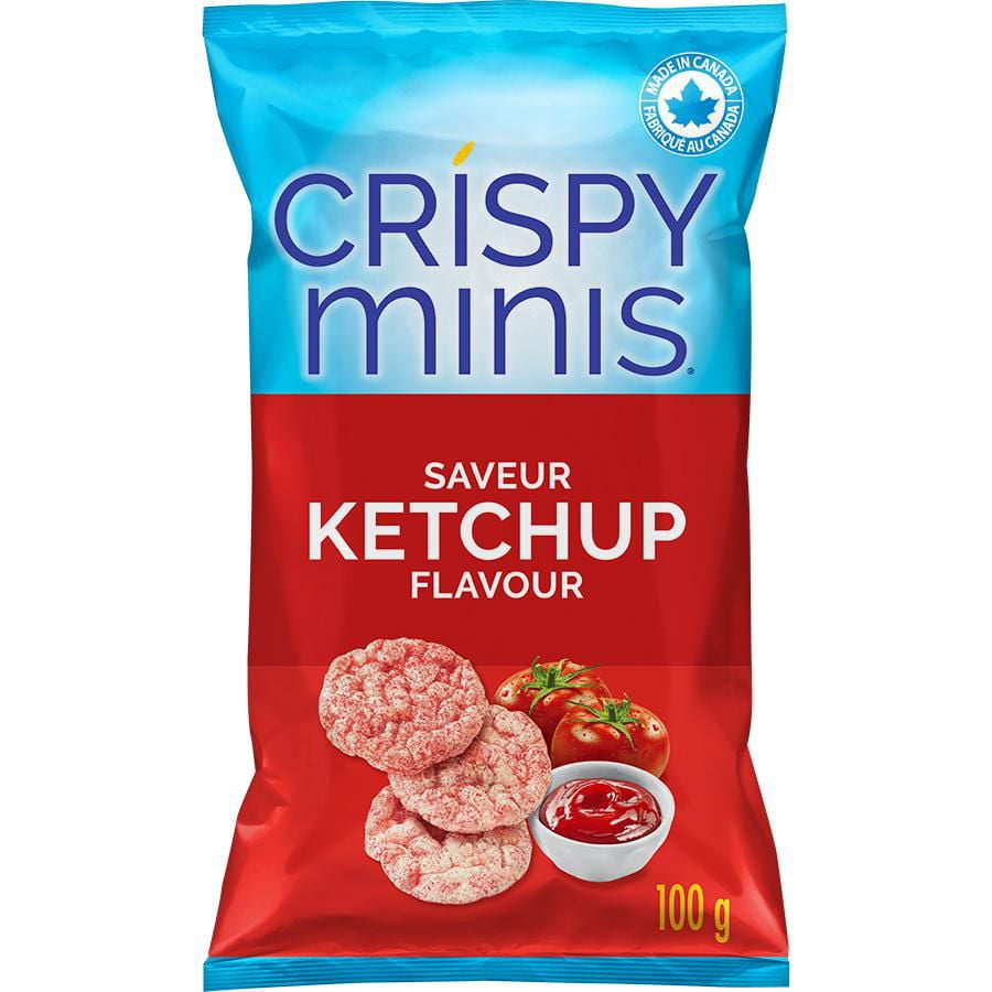 Click here for Quaker Crispy Minis Brown Rice Chips Ketchup 100 G prices