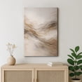 Canvas Print Wall Art Soft Neutral Waves Print Minimalist Abstract ...