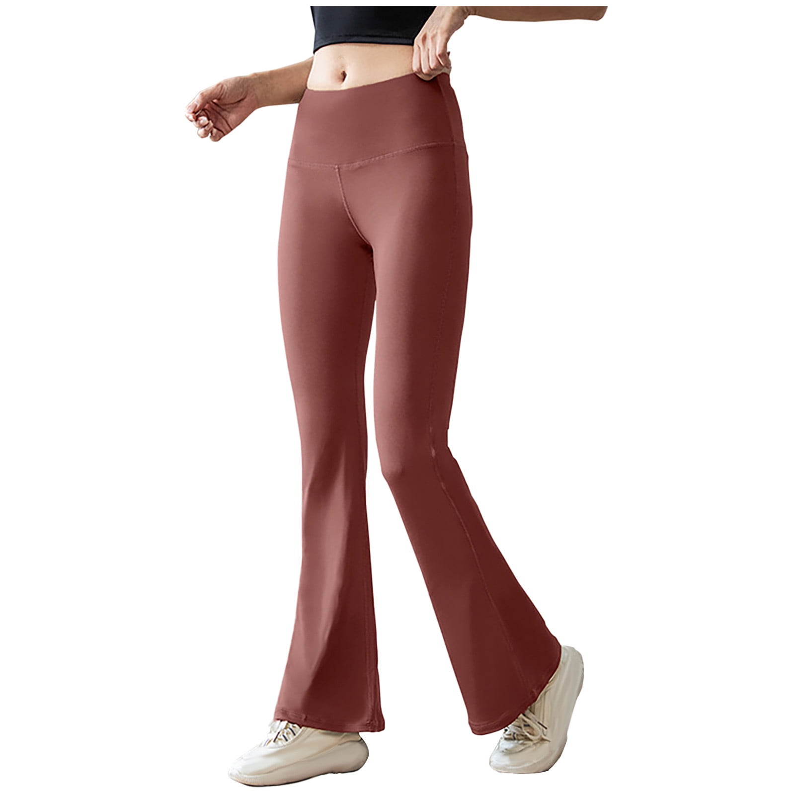 Click here for Aherbiu Flare Leggings For Women High Waisted Wide... prices