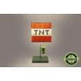 Minecraft TNT Block 14-Inch LED Desk Lamp with 3D Creeper Puller ...
