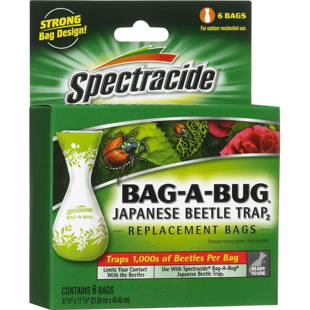 Spectracide Bag-A-Bug Japanese Beetle Trap2-18 Bags Total 3 Packages ...