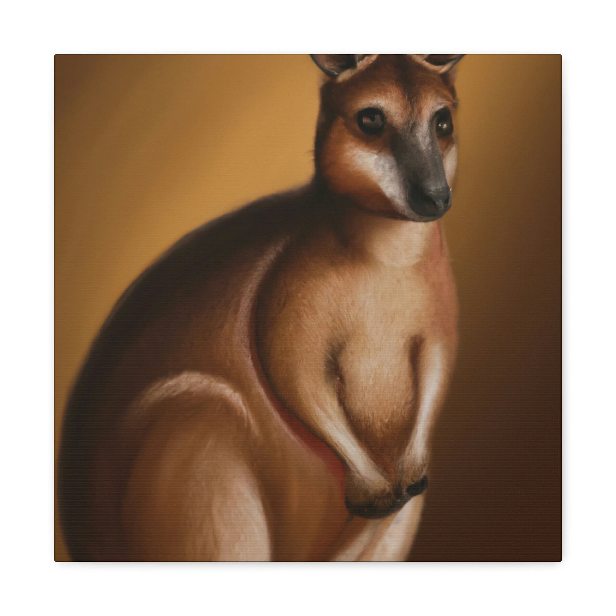 Wallaby in Neoclassicism - Canvas - Walmart.com