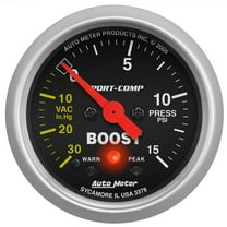 Autometer 5469 Pro-Comp Gauge, Low Water Temperature Gauge, 2-5/8", 60 ...