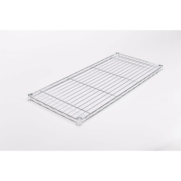 HSS 5-Pack Wire Shelf 16"x36", Fits 7/8" Pole Diameter Chrome, Capacity ...
