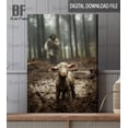 Jesus and Lamb Jesus Running After Lost Lamb God Poster Print Jesus ...