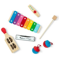 Melissa & Doug Music Makers 7-Piece Wooden Musical Instrument Set ...