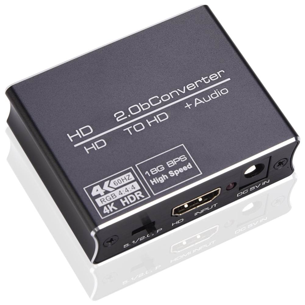 Extractor de audio y video Convertidor de audio 4K 60HZ Convertidor ...