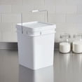 JWQFBC Square Bucket with Lid Versatile Use Square Bucket with Lid Fall ...