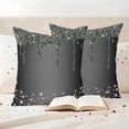 Abstract Shining Diamond Waterproof Throw Pillow Covers Set of 2 Stones ...