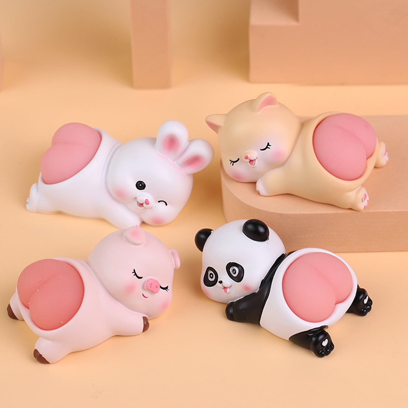 Adorable Decompression Cartoon Animal Ornament - Stress Relief Bouncy ...
