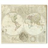 Runway Avenue Maps and Flags Wall Art Canvas Prints 'Terraqueous Globe ...