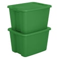 Sterilite Large Storage Bin, 18 Gallon Plastic Storage Container with ...