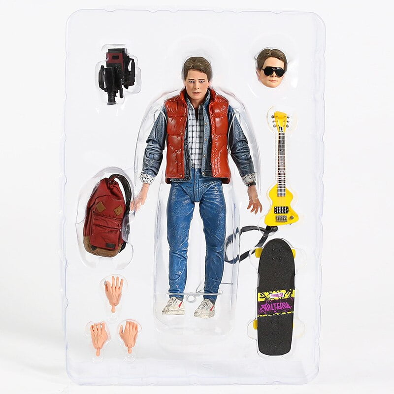 NECA Regreso al futuro 2 Figura de acción UlOscar Marty McFly Doc Brown ...