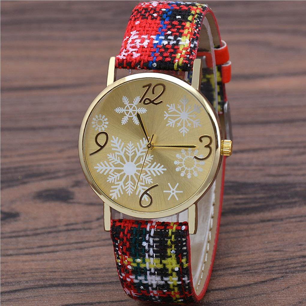 Click here for Thinsony Christmas Quartz Watch With Pu Leather St... prices