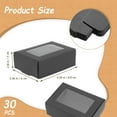 30 Pcs Clear Handmade Soap Box Gift Wrapping Box Soap Storage Box 8 ...