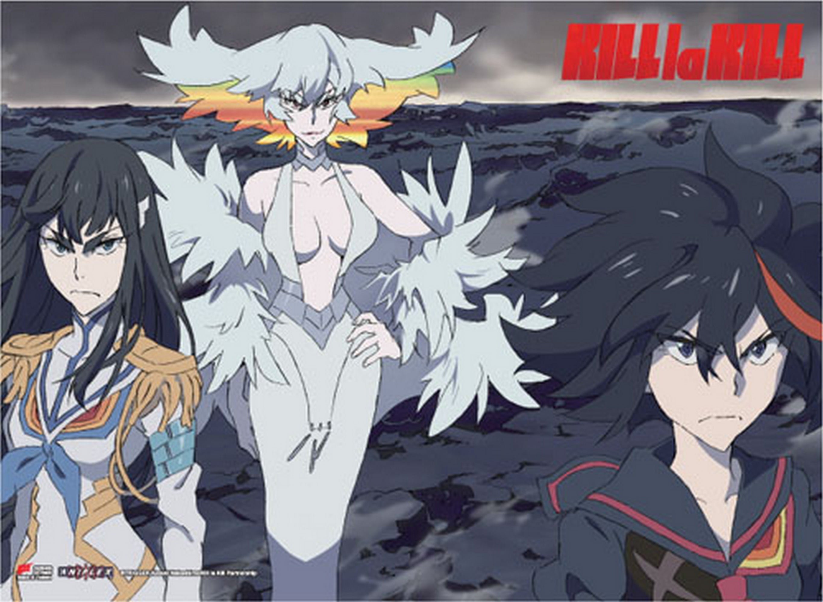 Fabric Poster - Kill la Kill - Satsuki, Ragyo & Ryuko Art Toys Licensed ...
