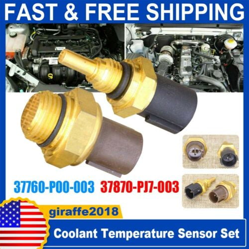 Set of 2 x Cooling Fan Switch & Coolant Temp Sensor For Honda Accord CR ...