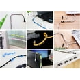 Self-Adhesive Cable Clips Organizer Drop Wire Holder Cord Management ...