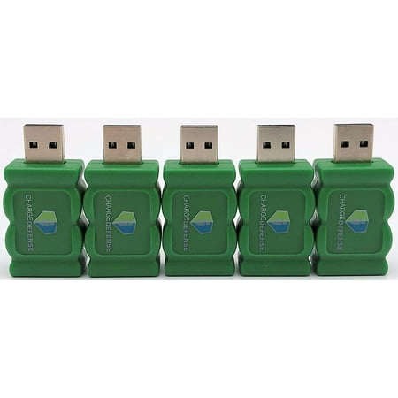 5 Pack Green 4th Gen USB Data er, Juice-Jack Defender Protect Against ...