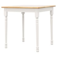 Tara Tile Top Table, White/Natural - Walmart.com