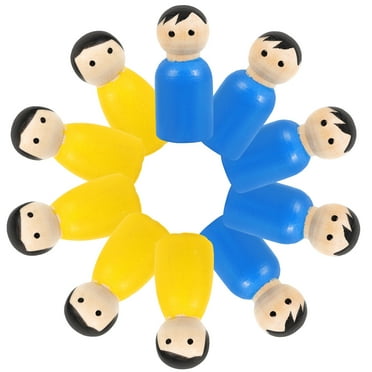 TickiT Wooden Community Figures - Set of 10 - For Ages 18m+ - Wooden ...