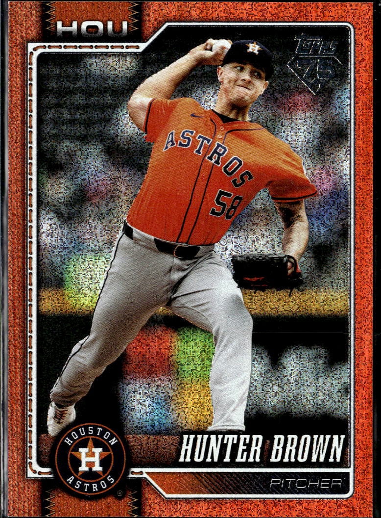 2026 Topps Series One Hunter Brown #264 Orange Crackle - Walmart.com