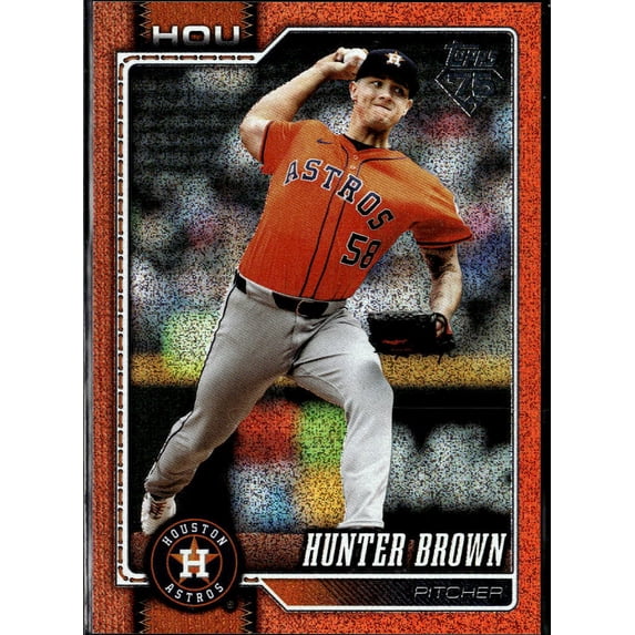 2026 Topps Series One Hunter Brown #264 Orange Crackle - Walmart.com