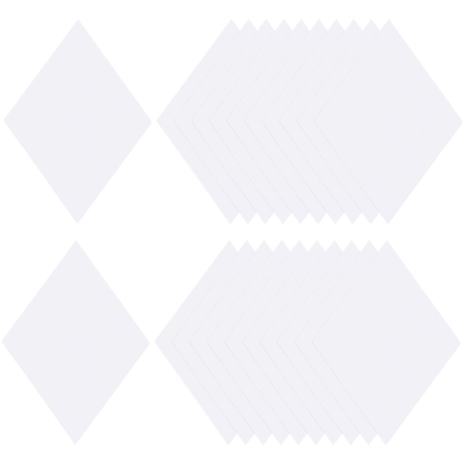 100 Count English Paper Piecing Large Rhombus Shapes for Sewing ...