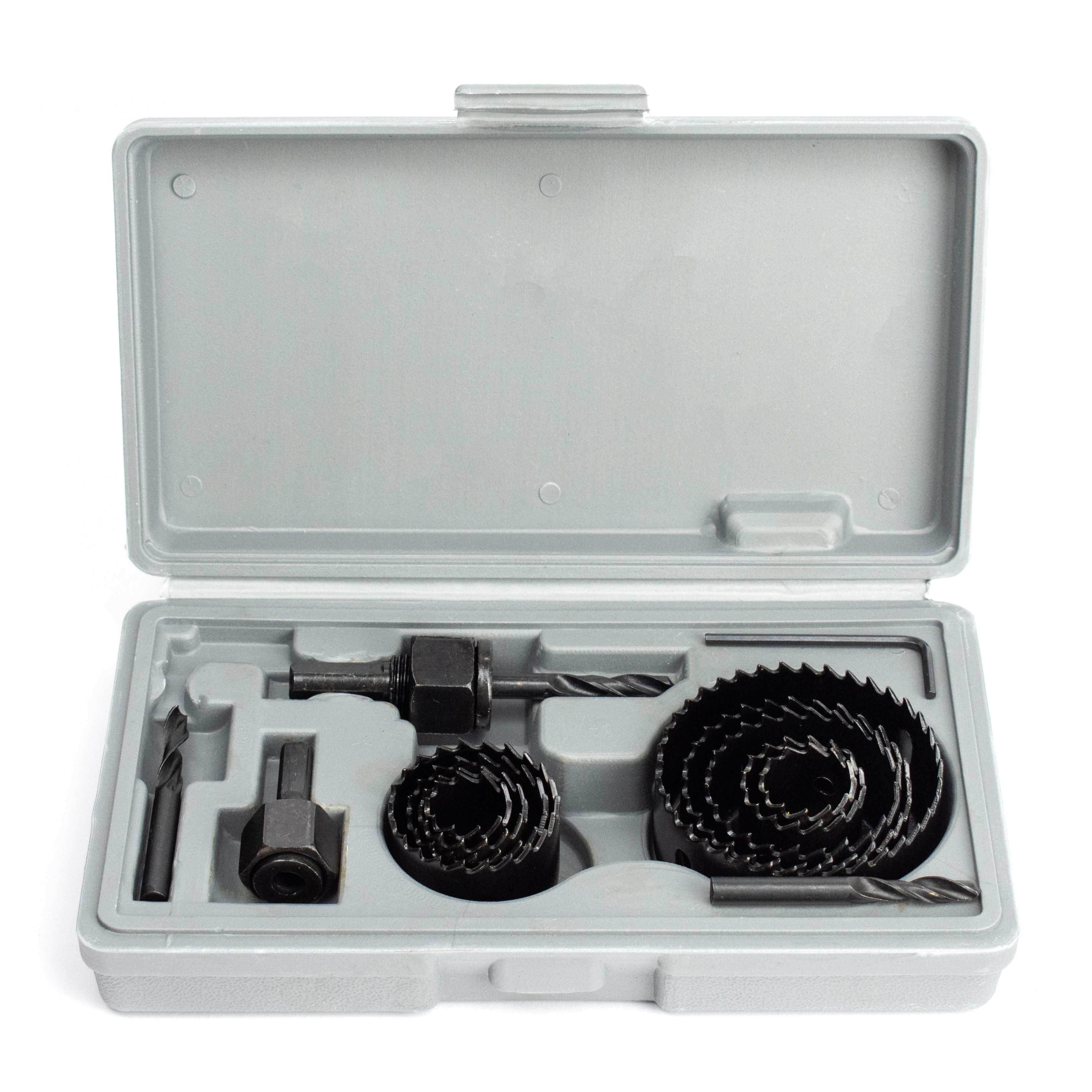 CUTTEX TOOLS Hole Saw Kit, 15 Pcs Hole Saw Full Set, 3/4" to 2-1/2" ( 9 ...